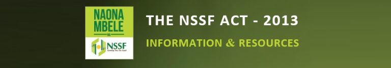 NSSF ACT, 2013 – NSSF Kenya