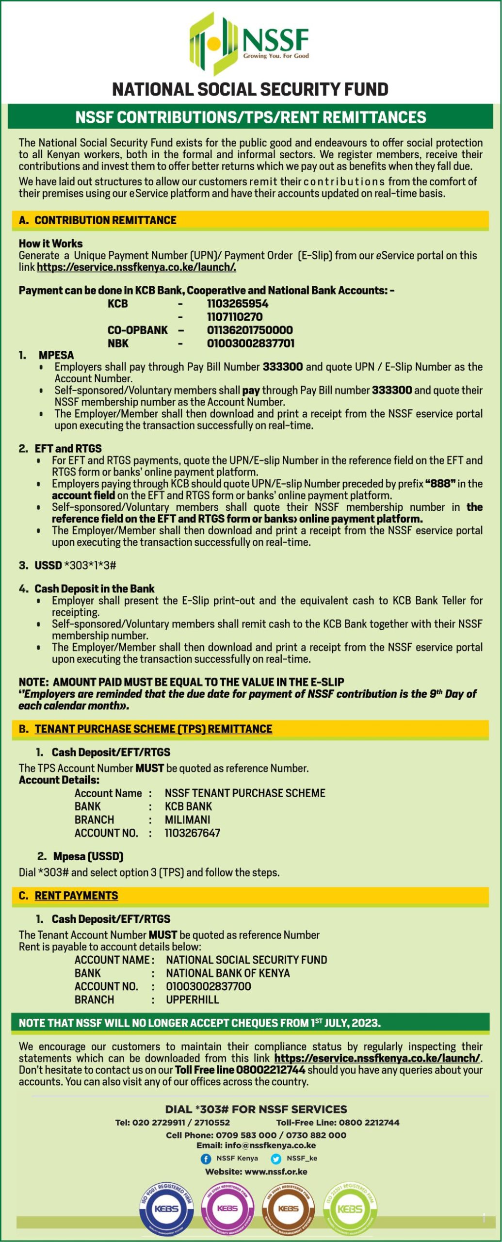 Latest News & Events – NSSF Kenya